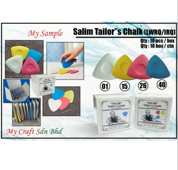 [Ready Stock]Japan Salim Tailors Chalk | Penjahit Kapur | Sewing ...
