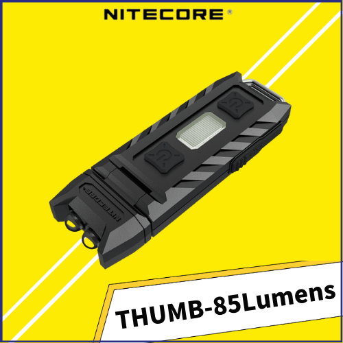 NITECORE THUMB Mini Led Flashlight Rechargeable 2xHigh-performance LED ...