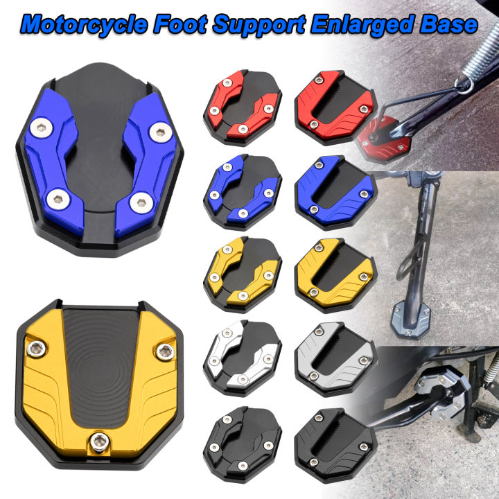 【24 hours shipping】Motorcycle Modified Side Stand Shoes Universal CNC ...