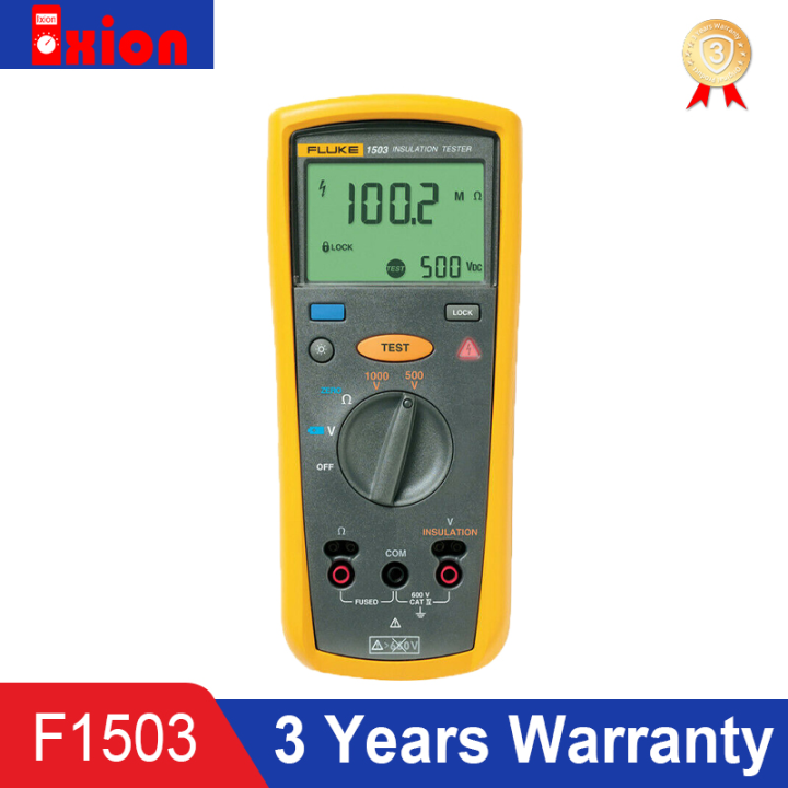 Original Fluke 1503 Handheld Digital Insulation Resistance Tester F1503 ...