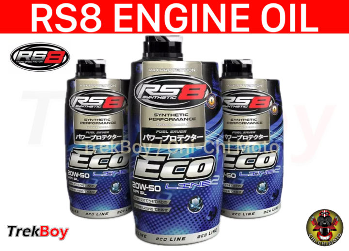 RS8 ENGINE OIL ECO 20W-50 | Lazada PH