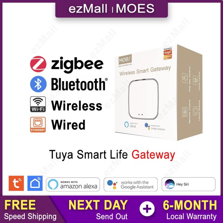 MOES Tuya Gateway Wireless Router with Zigbee and Bluetooth ...