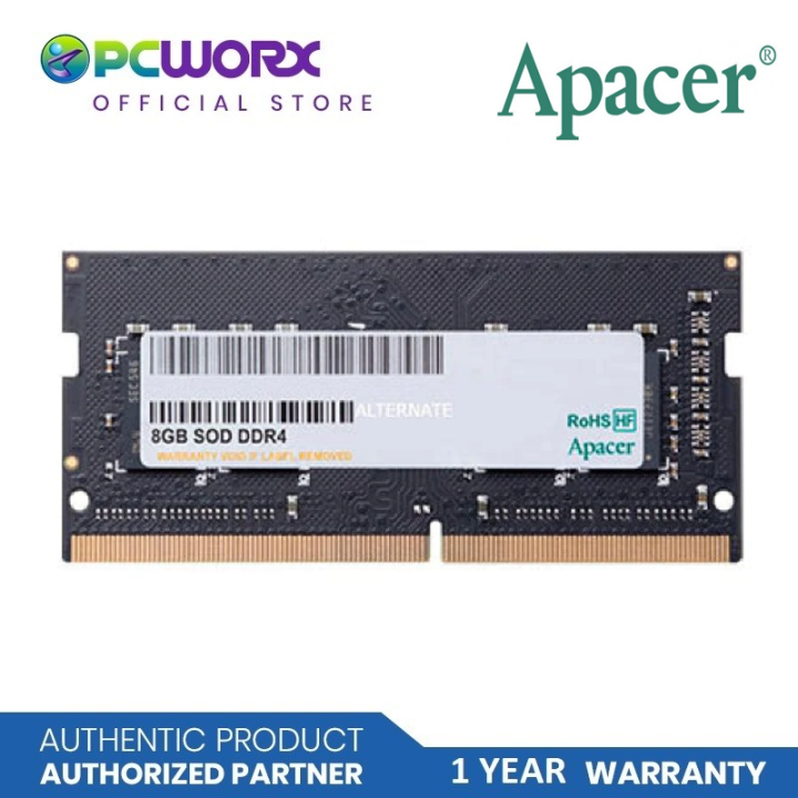 Apacer 8GB DDR4 2666MHz Memory Sodimm | 8GB Sodimm RAM | Apacer Memory Card | DDR4 Memory Module ...