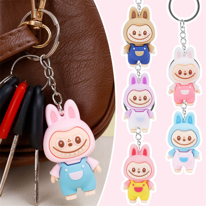 🔥🔥Cute Cartoon Anime Sheep Labubu Doll Keychain Monsters Bunny Bag ...