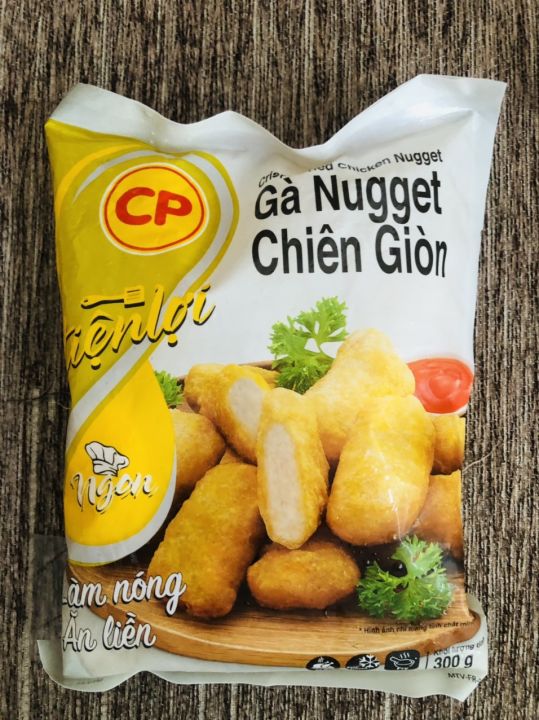 Gà viên CP chiên giòn nuget miếng/ vòng 300g - siêu ngon siêu tiện lợi ...