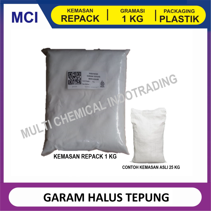 GARAM TEPUNG REFINA - 1 kg / GARAM HALUS TEPUNG | Lazada Indonesia