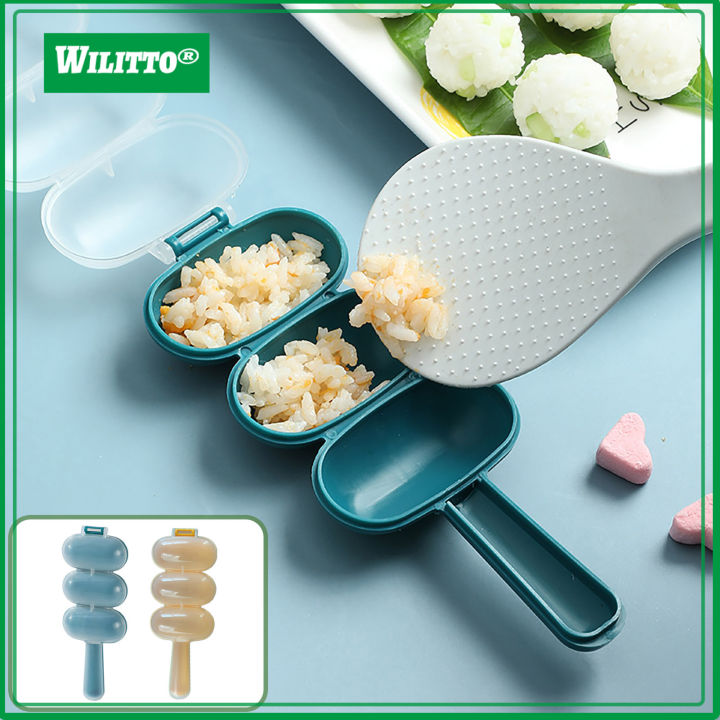 Sushi Rice Ball Mold Non-Stick Spherical Onigiri Mold Meatball Maker ...