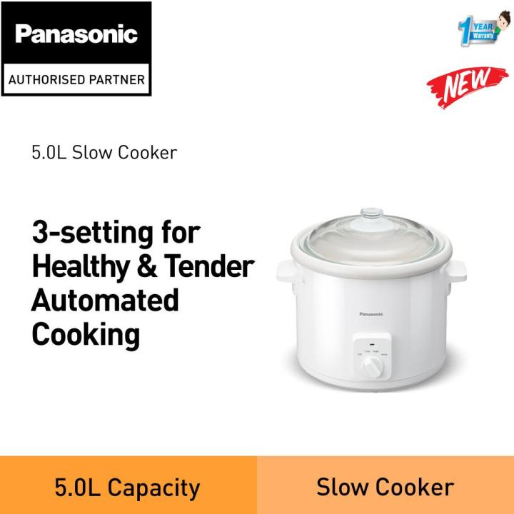 PANASONIC NF-N51A 5.0L SLOW COOKER NF-N51AWSK | Lazada