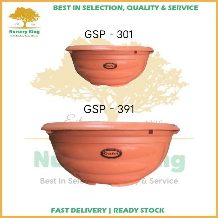 GAFRI GSP-391 GSP-301 Flower Plastic Pot Pasu Bunga Plastik | Lazada
