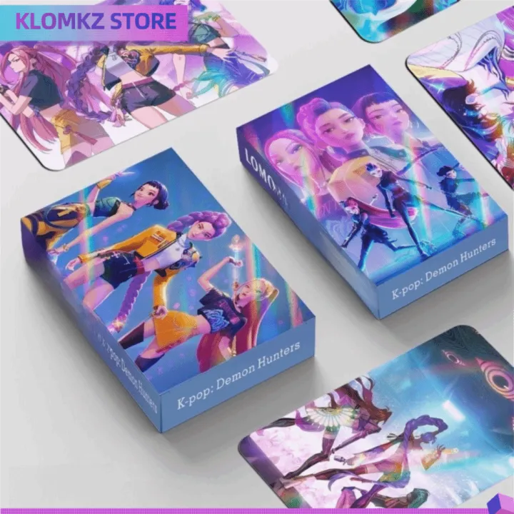 KLOMKZ 30PCS Derpy Tiger Kpop Demon Hunters Photocards LOMO Cards Anime ...