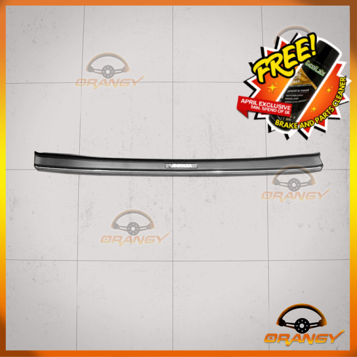 Toyota Avanza 2022 to 2025 OEM Rear Stepsill Black Chrome Guard Step ...