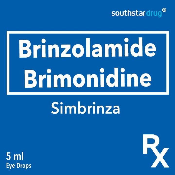 Rx Simbrinza 5ml Eye Drops Lazada Ph