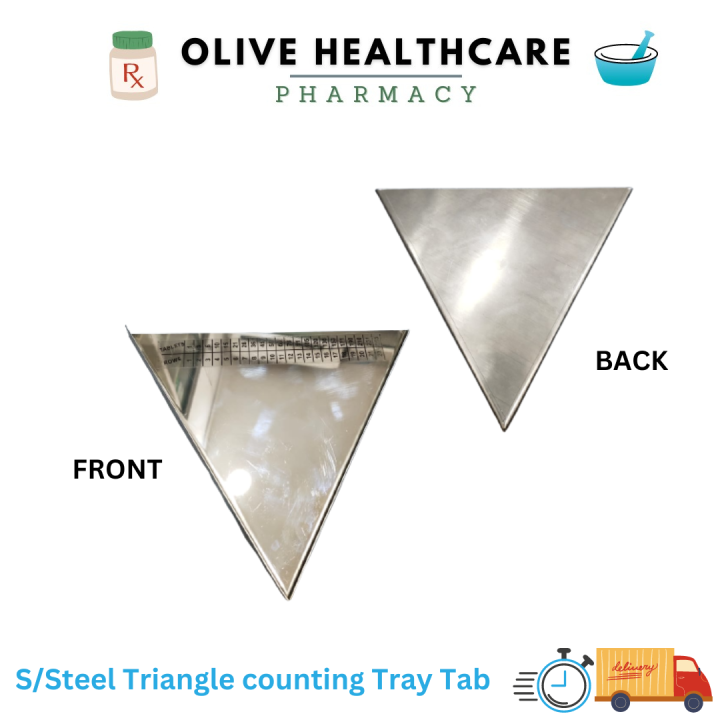 TRIANGULAR TABLET COUNTING TRAY | Lazada