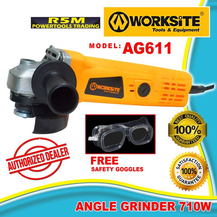 WORKSITE ANGLE GRINDER 4" 710 WATTS | Lazada PH