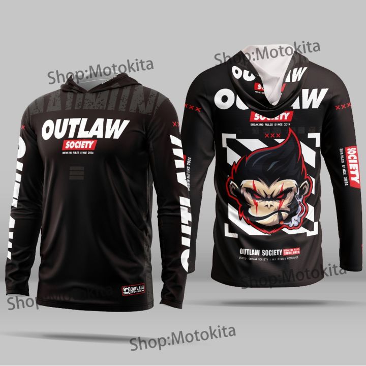 Hoodie Warmer Jersey Riding for men Motorcycle Long Sleeve T-shirt Full Sublimation | Lazada PH