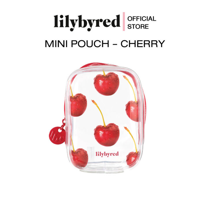 LILYBYRED CHERRY MINI POUCH (กระเป๋าใส่เครื่องสำอาง ลายเชอร์รี่ ...