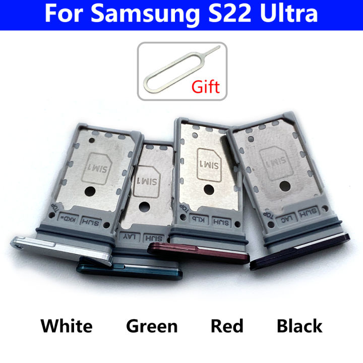 Dual-Card Sim Tray Holder For Samsung Galaxy S22 / S22 Plus / S22 Ultra ...