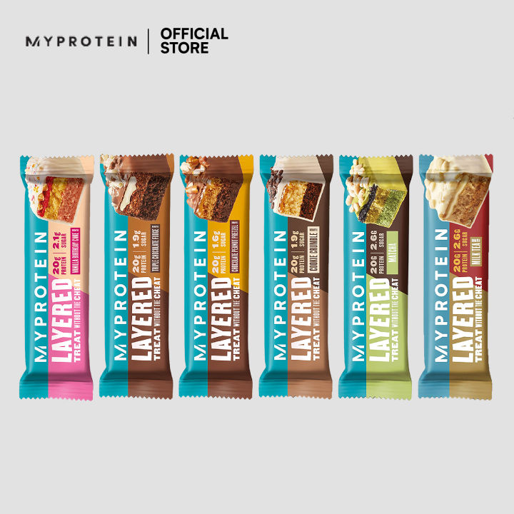 MyProtein Layered Protein Bar (Box of 12/ 6) | Lazada Singapore