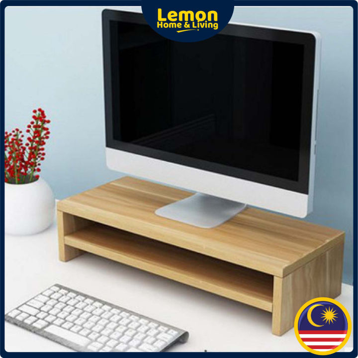 🍋READY STOCK LEMON🍋 Computer Monitor Screen Increased Shelf Base ...