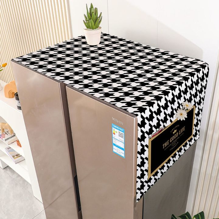 The Nordic Double Door Refrigerator Cover Plover Platen Washing Machine Dust | Lazada