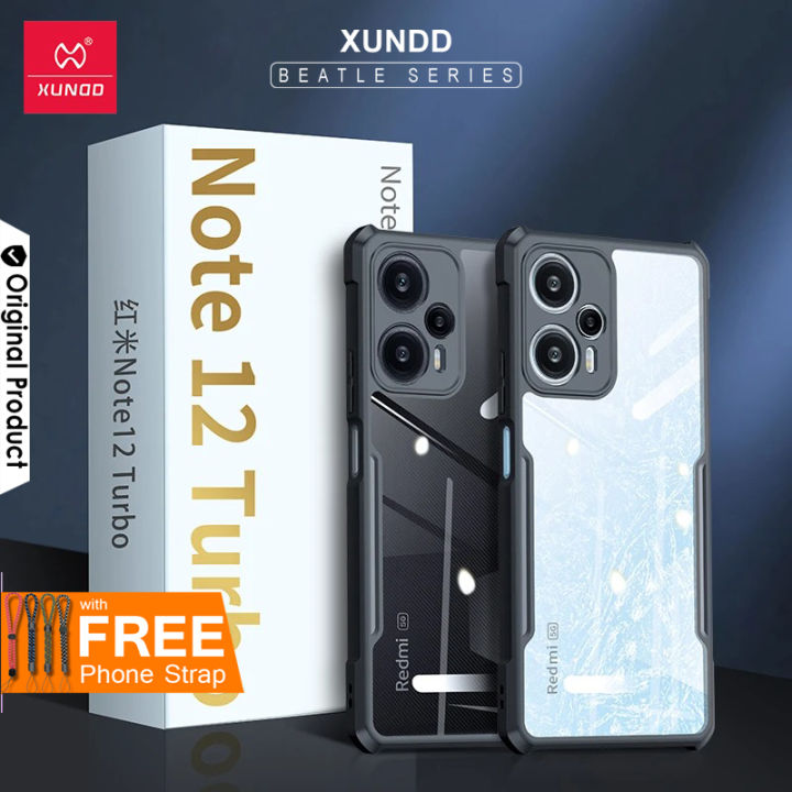 Xundd [Original] Beatle Clear Hybrid Shock Proof Armor Case for Xiaomi Redmi Note 12 Turbo ...