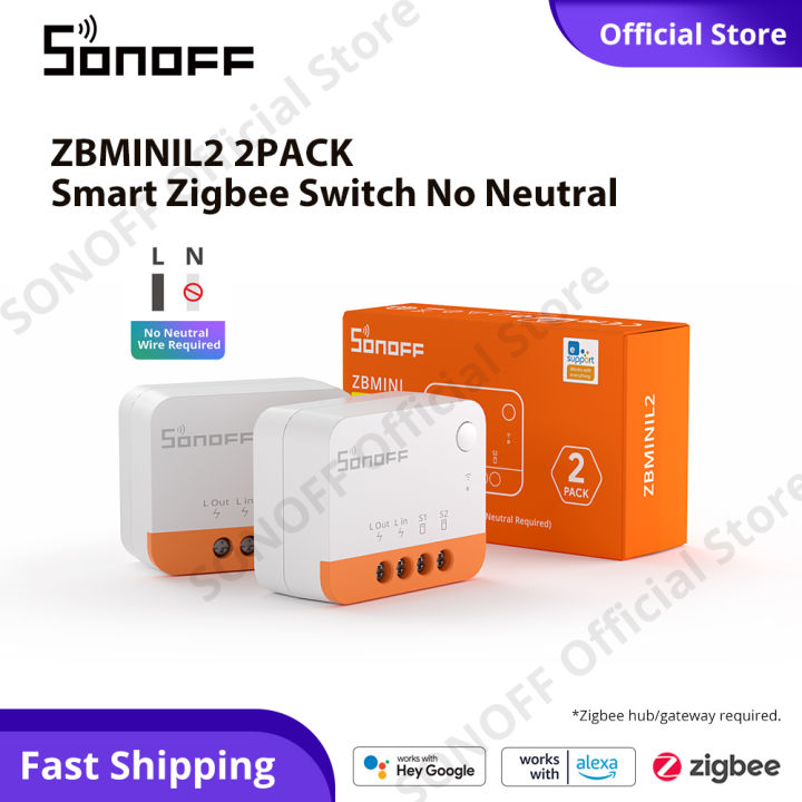 SONOFF ZBMINIL2 Zigbee Switch Smart Light Switch DIY Mini Smart Module APP Control Smart Timer 2 ...