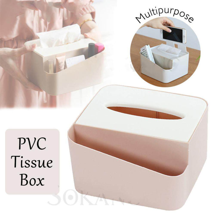HP 202 PVC Tissue Box Multipurpose Tissue Box with Holder Decorative ...