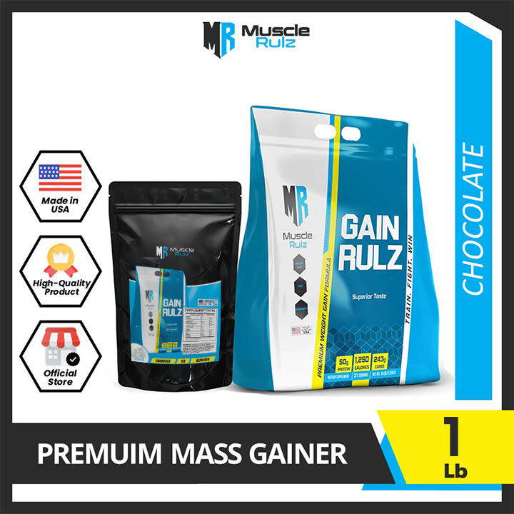 MUSCLE RULZ GAIN RULZ MASS GAINER REPACKED | Lazada PH