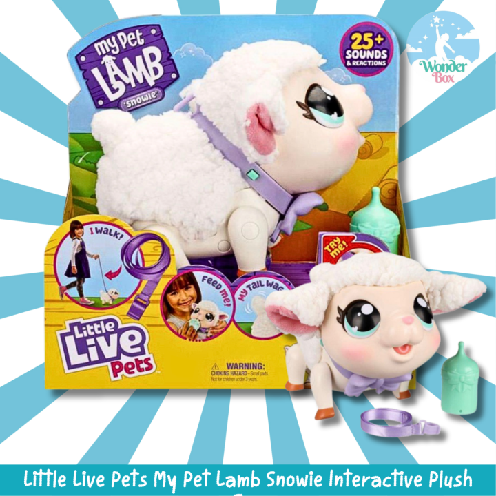 พร้อมส่ง🚚Little Live Pets Sheep Snowie 🐏 ตุ๊กตา LAMB มีเสียง 25 ...