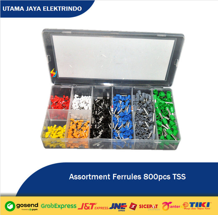 Assortment Ferrules 800 pcs TSS 1 Kotak - MURAH A3 TERJAMIN | Lazada ...