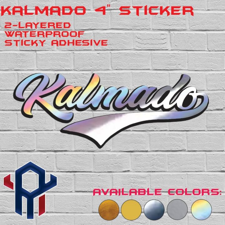 kalmado double-layer yayamanin machine cut waterproof sticker | Lazada PH