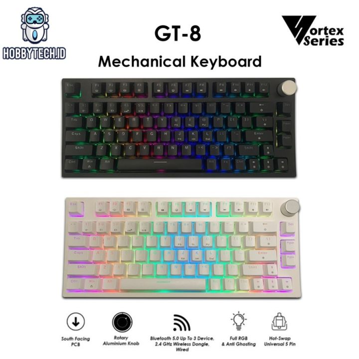 VortexSeries GT-8 / GT8 Hotswappable Mechanical - Gaming Keyboard ...
