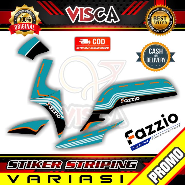 Stiker Striping Yamaha Fazzio Variasi Prime | Lazada Indonesia