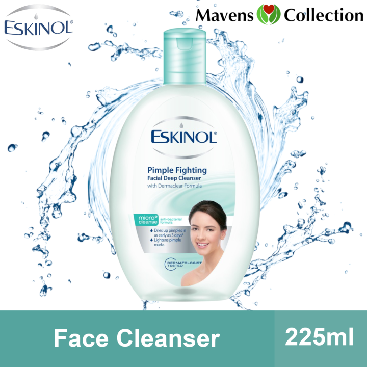 ESKINOL 225ML Pimple Fighting Face Deep Cleanser by MAVENS COLLECTION ...