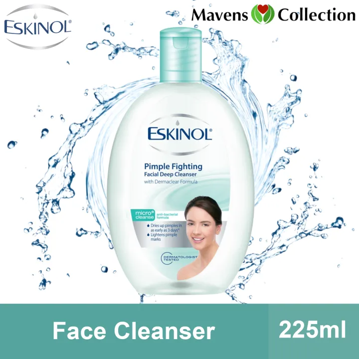 ESKINOL 225ML Pimple Fighting Face Deep Cleanser by MAVENS COLLECTION ...