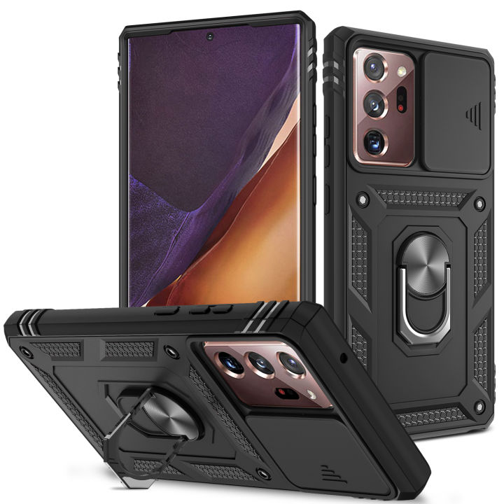 Galaxy Note 20 Ultra Case, WindCase Slide Lens Protection Rugged Armor ...