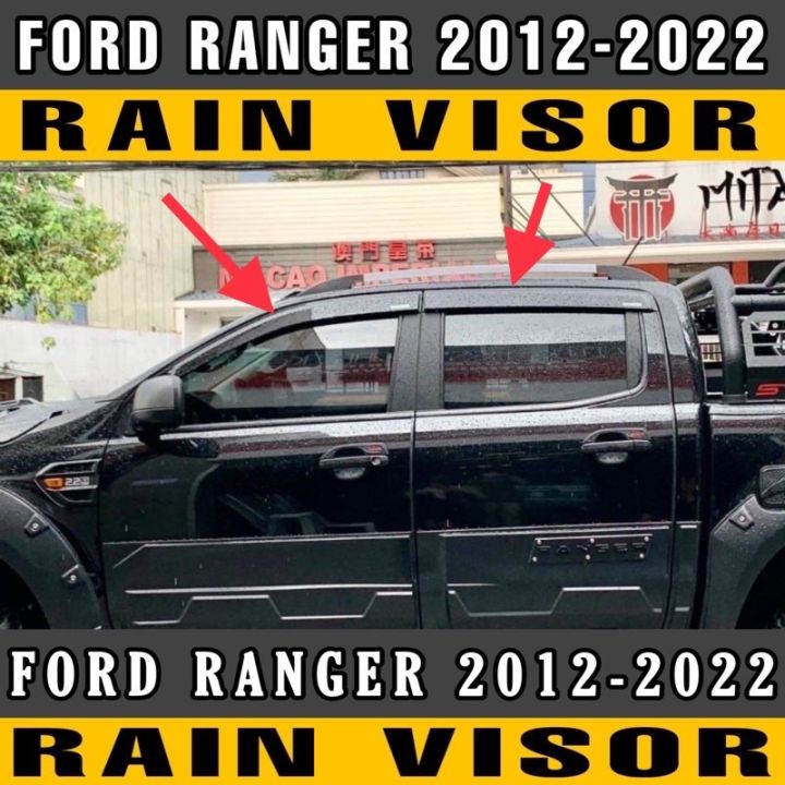 FORD RANGER 2012-2022 RAIN VISOR | Lazada PH