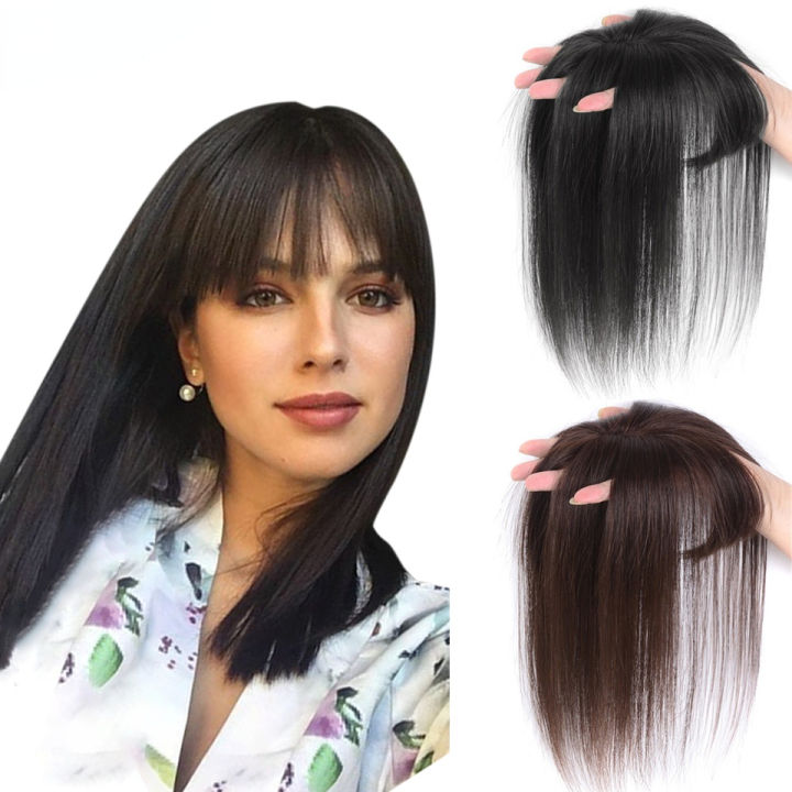 [Free Clip] 3D Bangs Invisible Seamless Head Hair Water Ripple Hair Air ...
