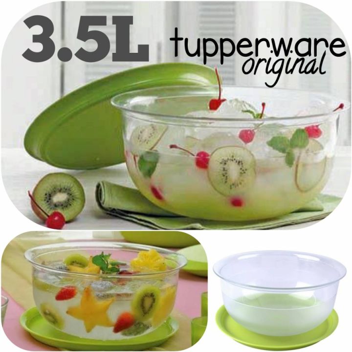 Tupperware Crystal Wadah Es Buah Makanan Berkuah Sup Kari Tupperware ...