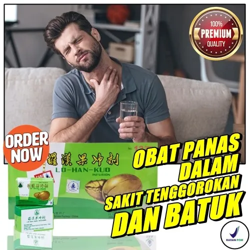 Obat panas dalam sakit tenggorokan dan batuk lo han kou infusion herbal ...