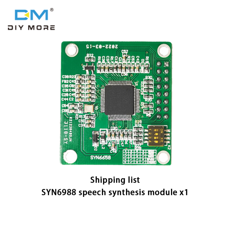 diymore SYN6988 Chinese and English Speech Synthesis Module voice module | Lazada