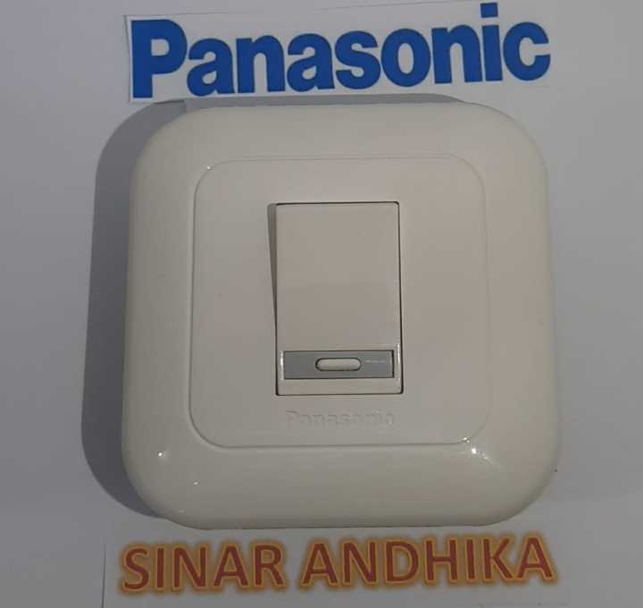 SAKLAR SINGLE/ENGKEL WARNA PUTIH PANASONIC WEJ78019+WEJ5531 | Lazada ...