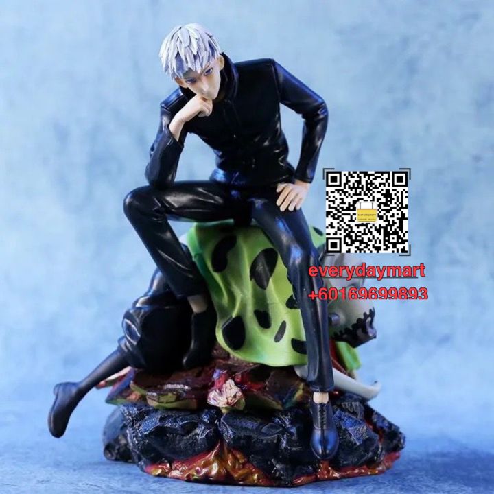 JUJUTSU KAISEN💥SATORU GOJO SITTING POSE💥ACTION FIGURE TOYS STATUES🔥 ...