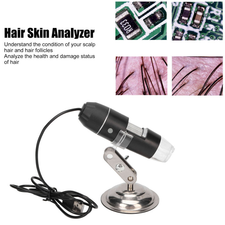 Skin Hair Scalp Detector Easy Observation 500X Magnification Digital ...