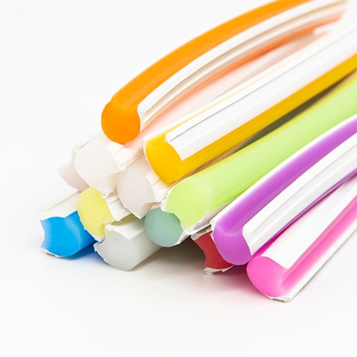 1-20m 6mm Silicone Neon Strip Tube Bendable Separate Newly Flexible For ...