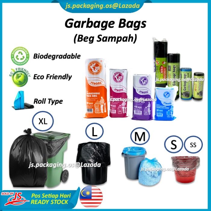 High Quality Garbage Bag Durable Degradable Trash Bag Dustbin Plastic ...