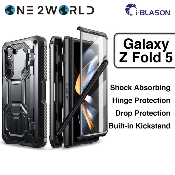 i-Blason Armorbox Series Case for Samsung Galaxy Z Fold 5 5G (2023), Built-in Screen Protector ...