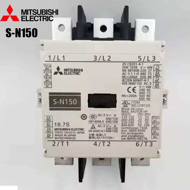 Mitsubishi แมกเนติก คอนแทคเตอร์ S-N150 Coil 220V Magnetic Contactor ...