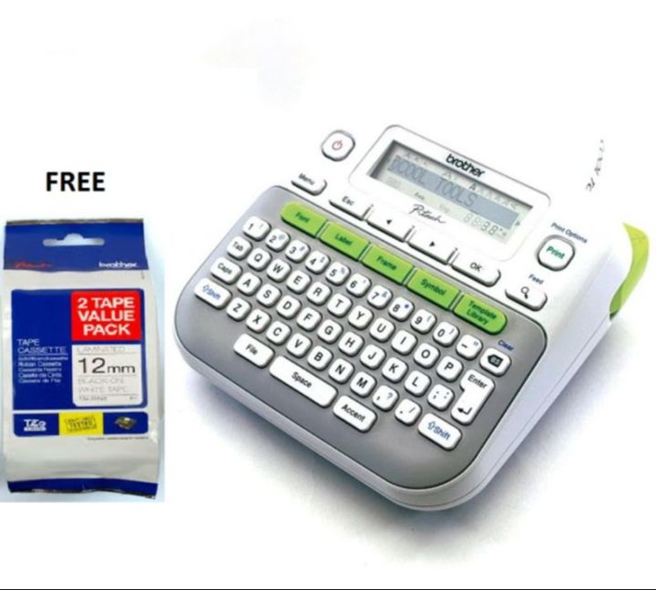 Brother PT-D210 Label Printer with 2 extra Tape Cassette | Lazada PH