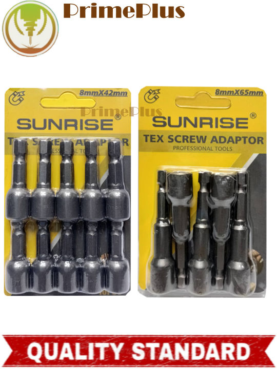 SUNRISE Magnetic Nut Setter / Tex Screw Adaptor / MAGNETIC NUT SOCKET ...